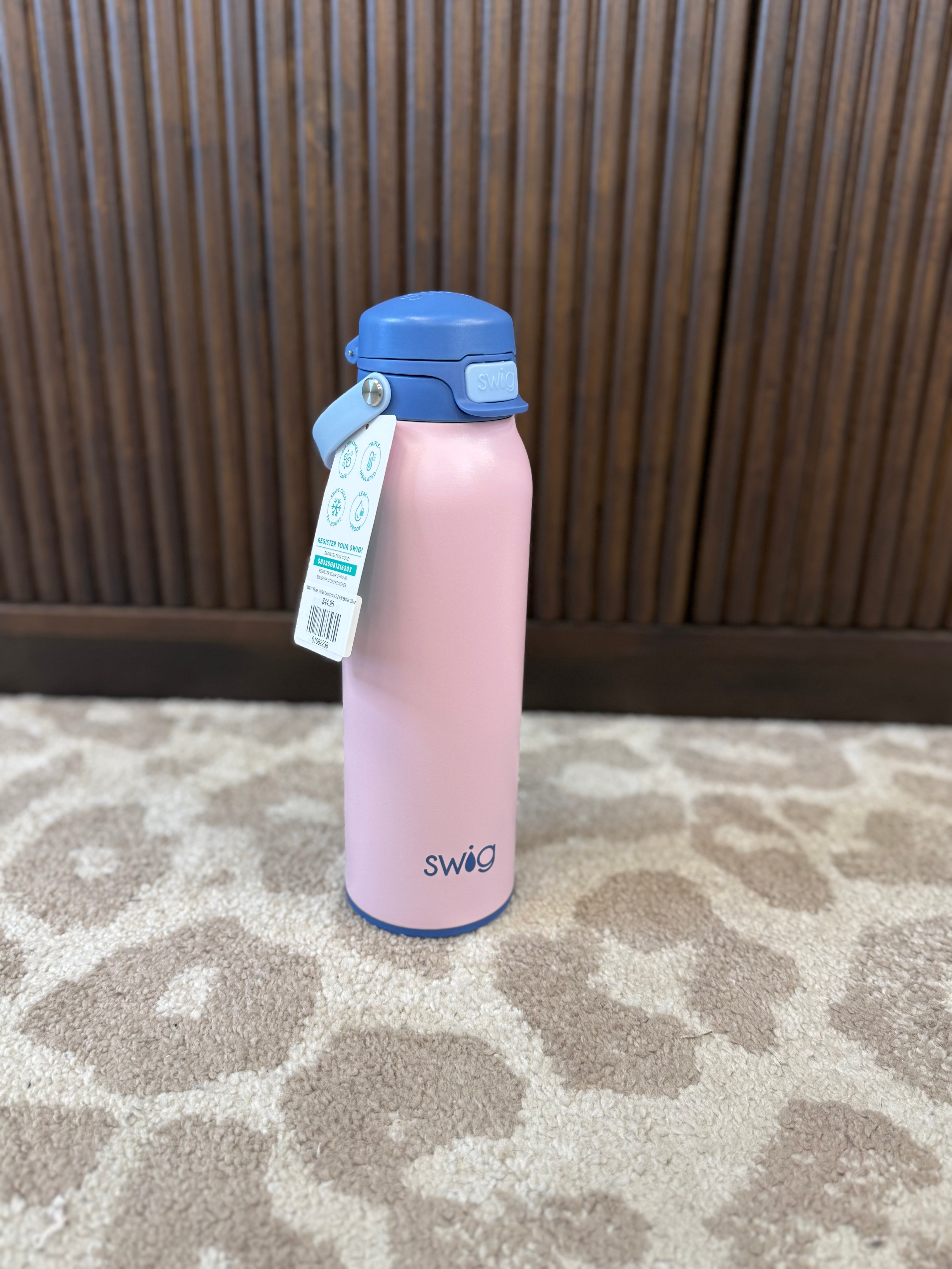 SWIG Rose Water Leakproof EZ Fill Bottle 32oz – Re-Fabbed Boutique
