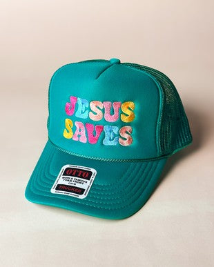 Jesus Saves Hat – Re-Fabbed Boutique